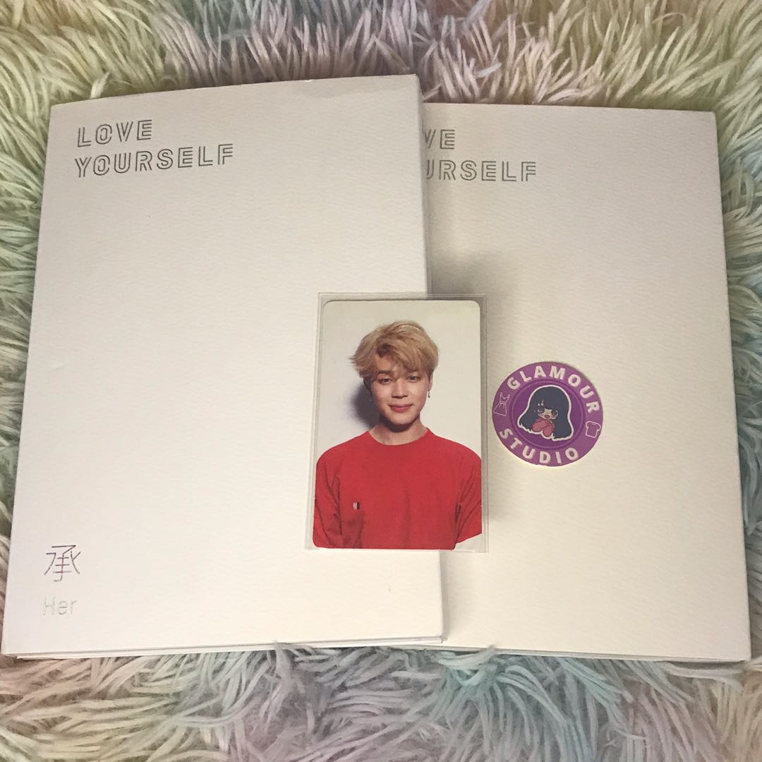 2 Unsealed LY HER Official BTS Albums + Jimin LY Her Version V, Hobbies ...