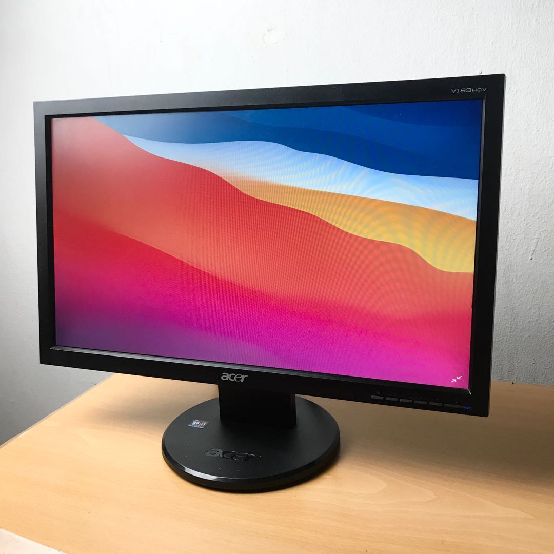 Acer Monitor 20 inch VGA, Computers & Tech, Parts & Accessories ...
