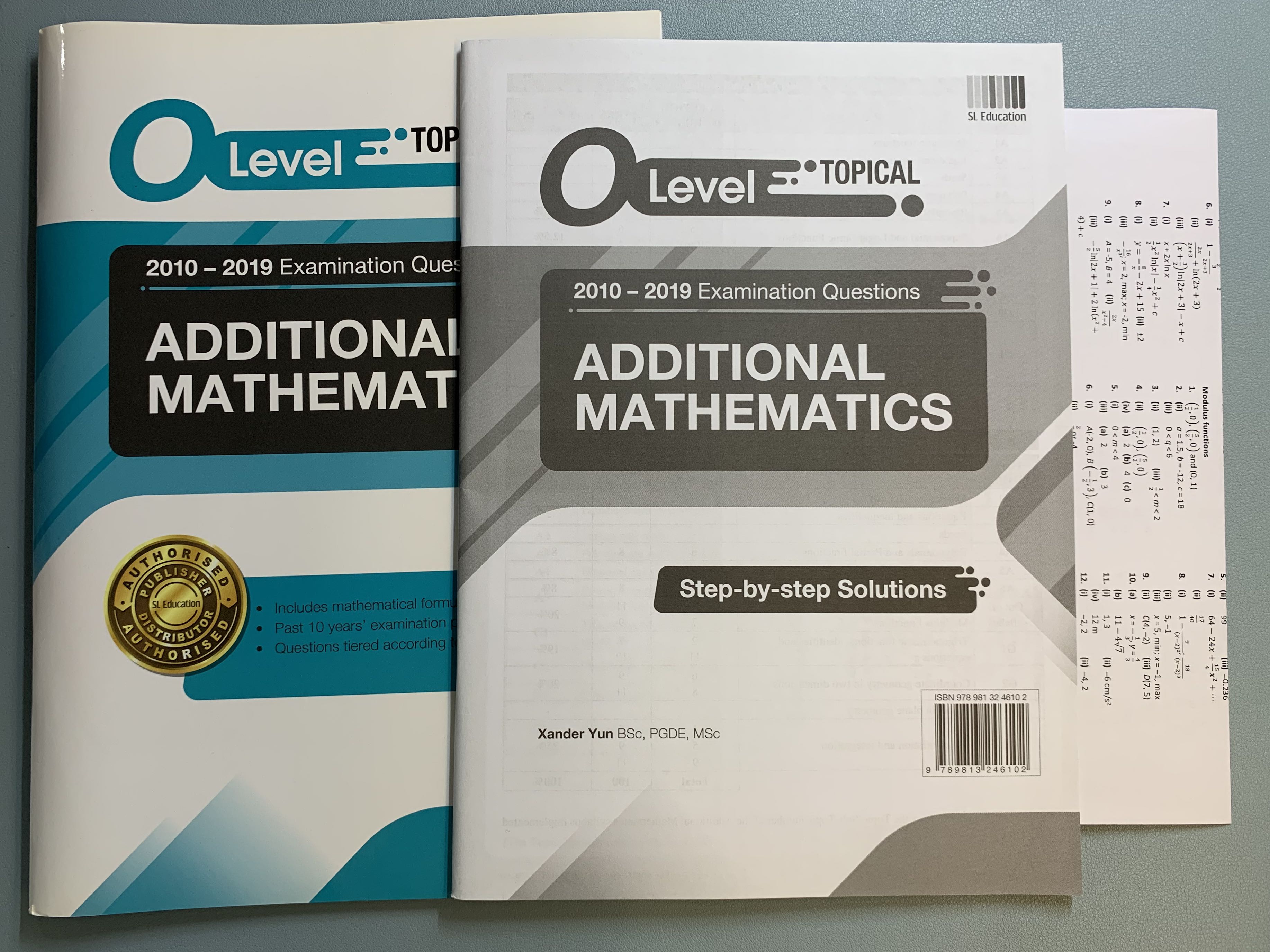 Additional Mathematics O Level Topical TYS 2010-2019 (questions and ...