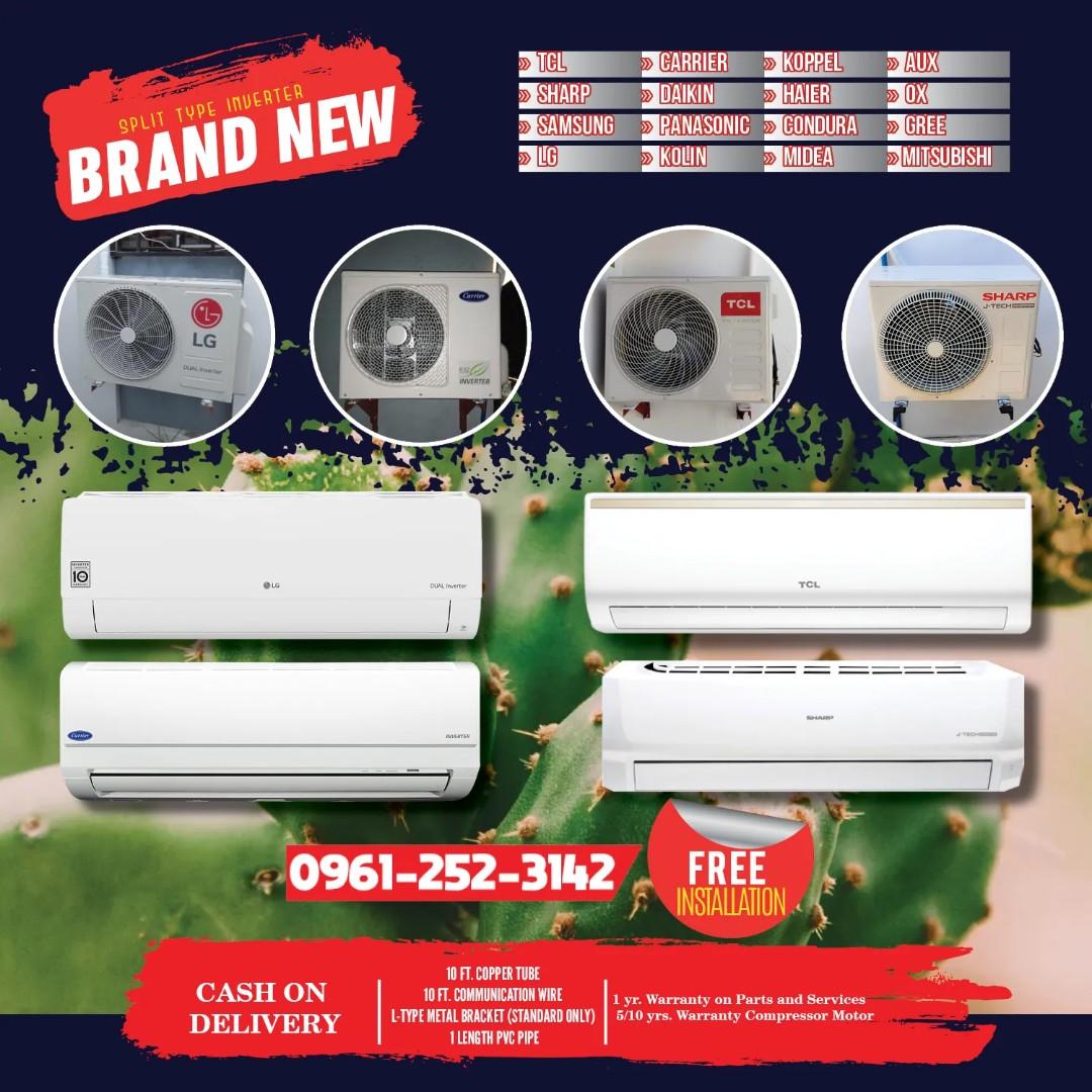 AFFORDABLE PRICE SPLIT TYPE AIRCON WITH FREE INSTALLATION, TV & Home ...