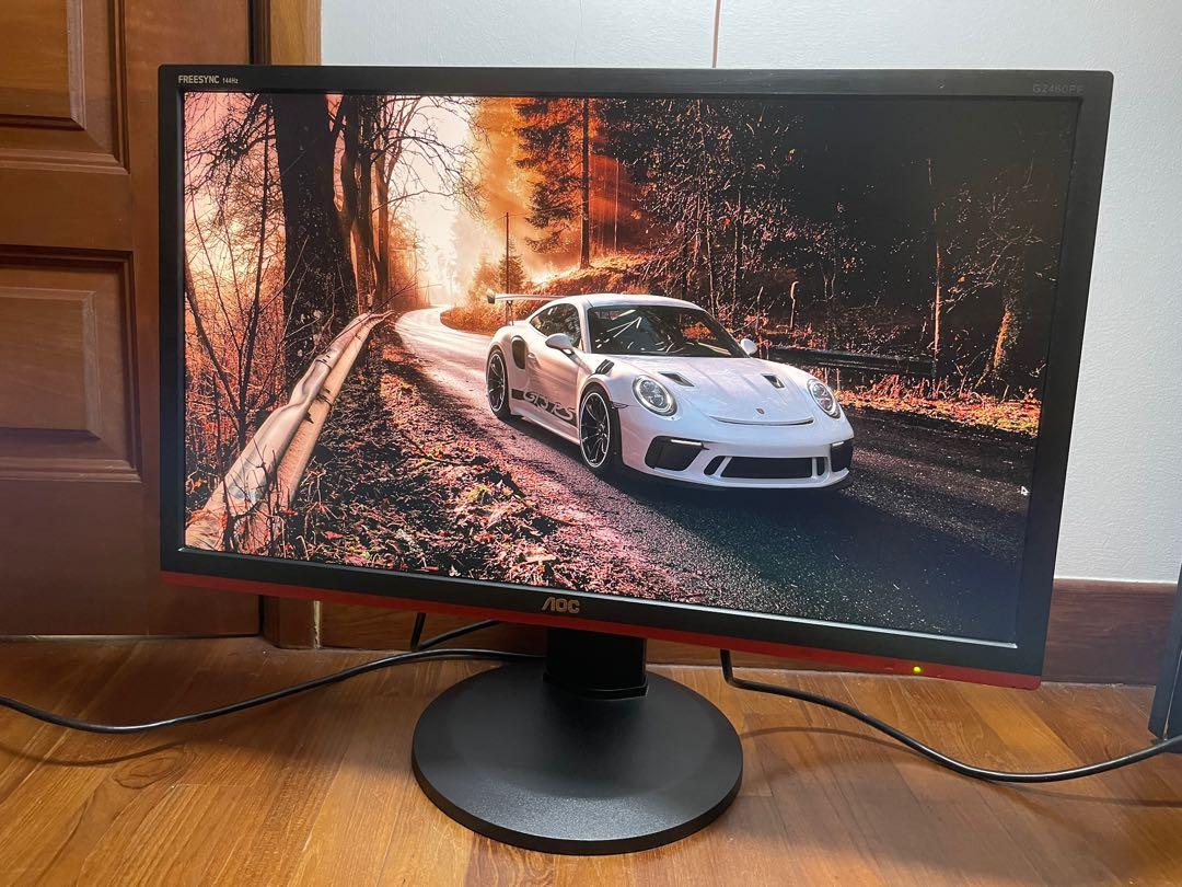 AOC 144hz 24 inch gaming monitor G2460PF, Computers & Tech, Parts ...