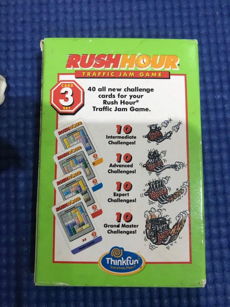 Authentic Think Fun Rushhour game card, Hobbies & Toys, Toys & Games on ...