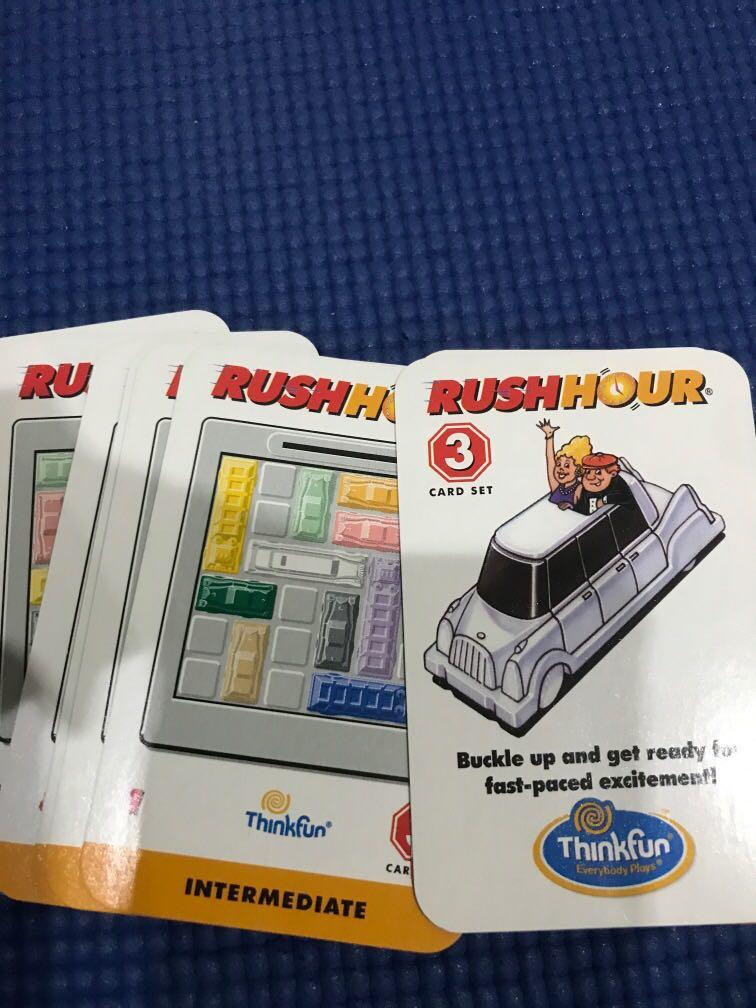 Authentic Think Fun Rushhour game card, Hobbies & Toys, Toys & Games on ...