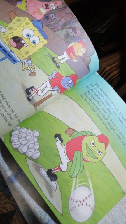 Batter Up, SpongeBob Children's Book by David Lewman, Warner McGee ...