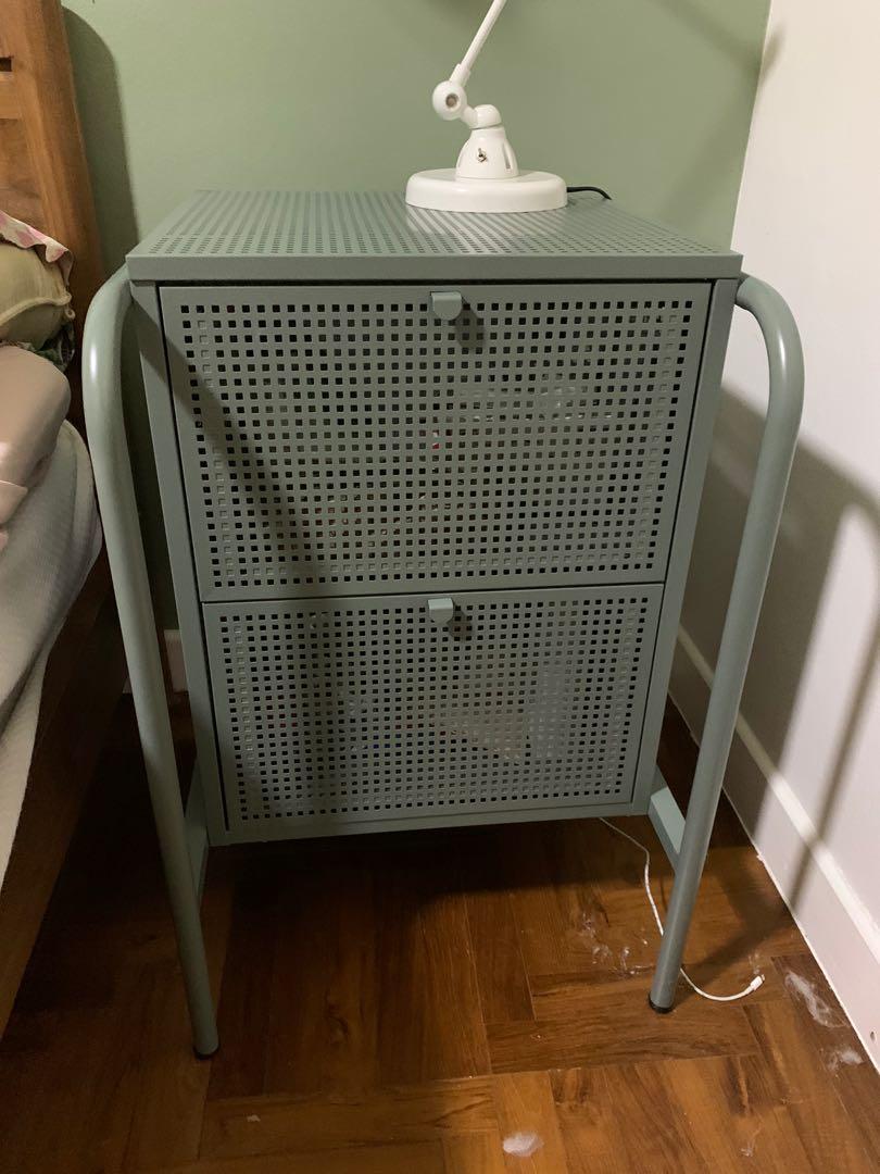 Bedside Table- IKEA NIKKEBY, Furniture & Home Living, Furniture, Other Home Furniture on Carousell