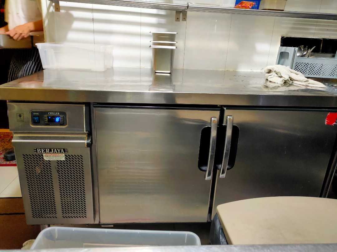 Berjaya commercial kitchen 2-door fridge, TV & Home Appliances, Kitchen ...