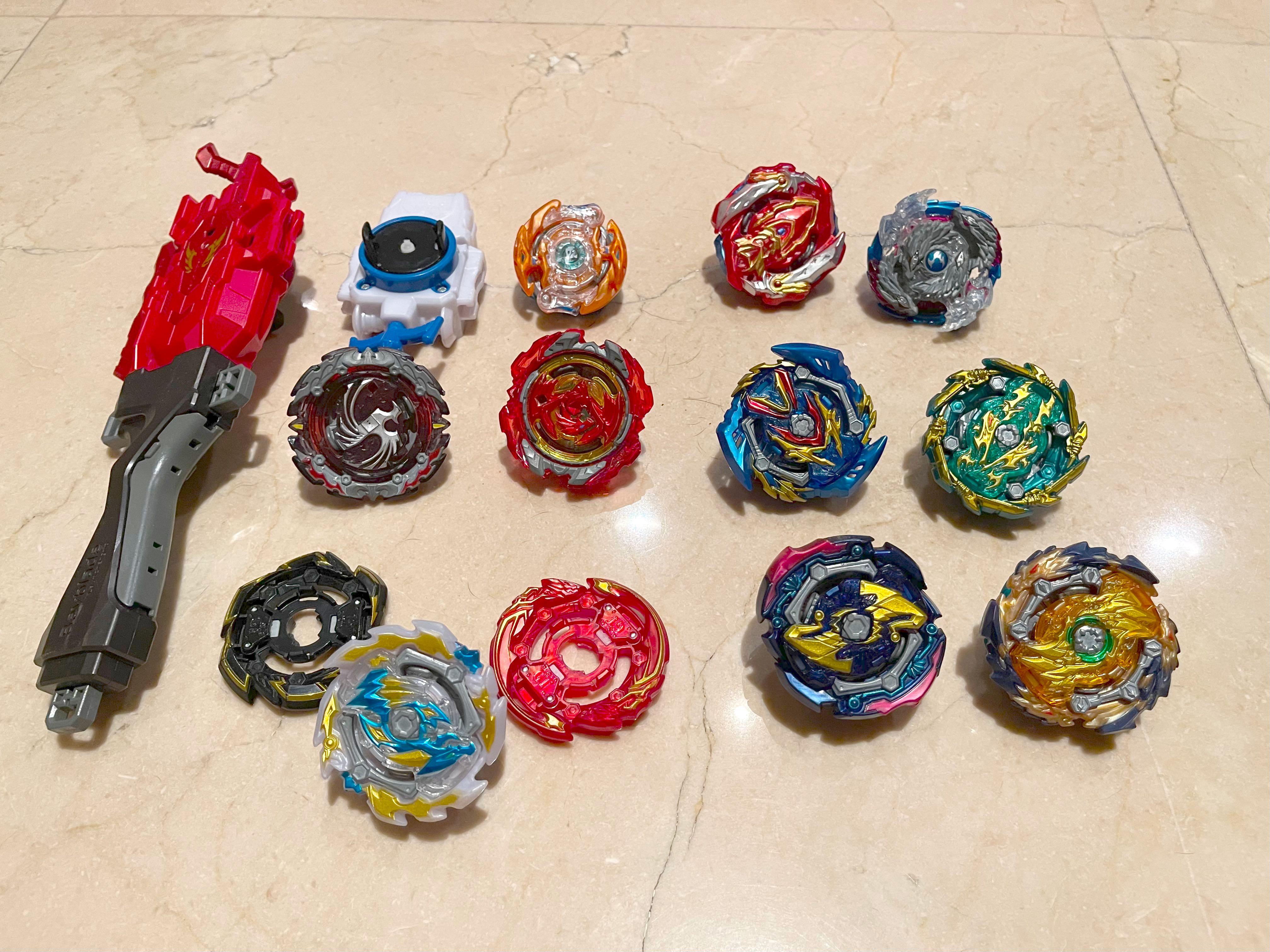 Beyblade set with Launchers, Hobbies & Toys, Toys & Games on Carousell