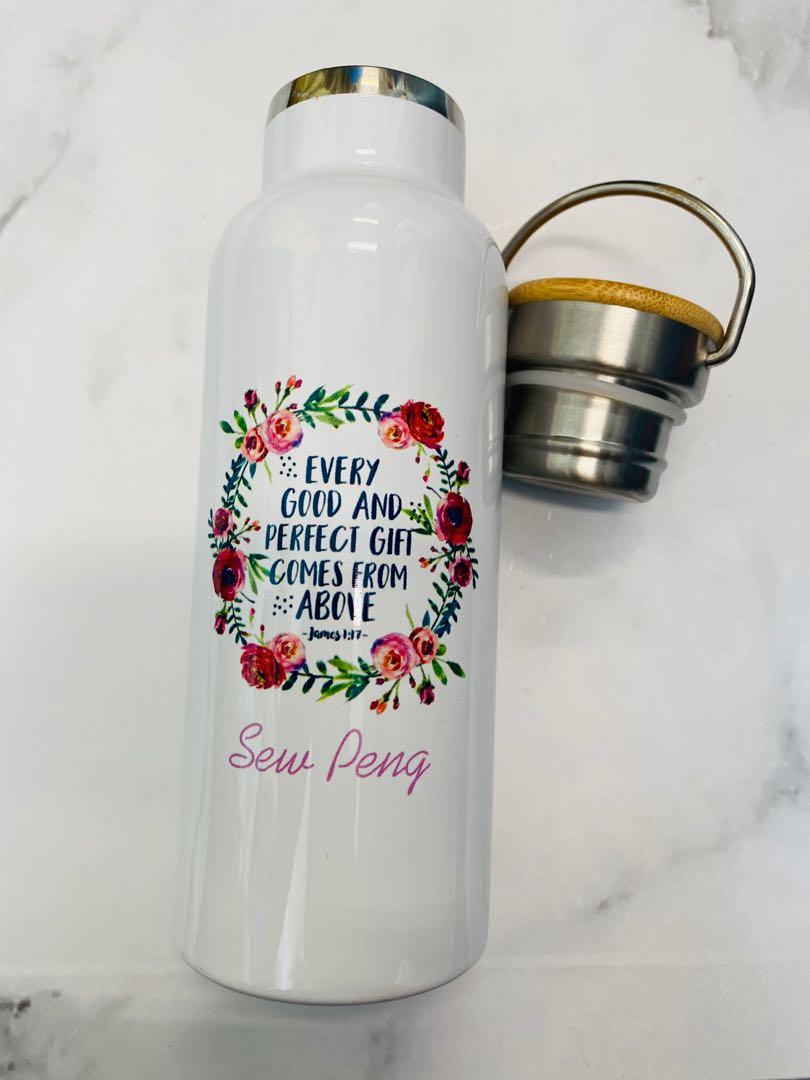 Bible verse thermal flask, Furniture & Home Living, Kitchenware ...
