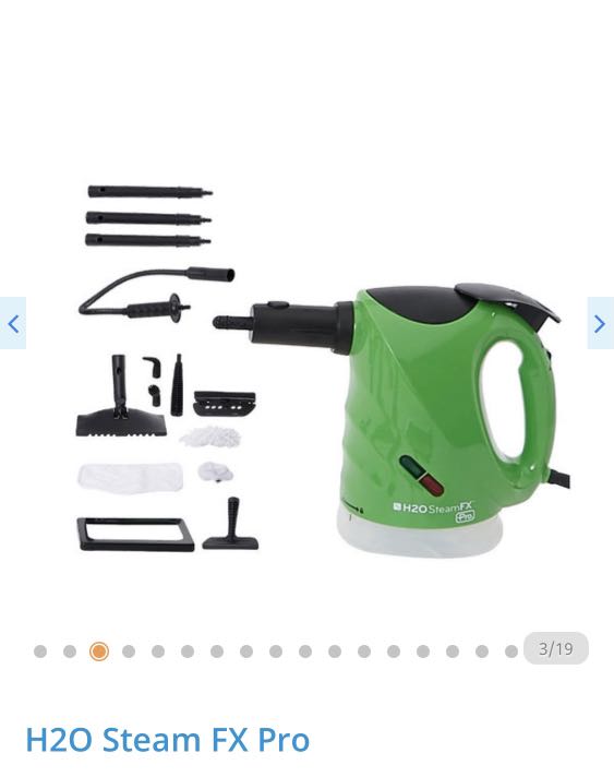 BNIB H2O Steam FX Pro / Steam Cleaner / Fabric Steamer / Garment ...