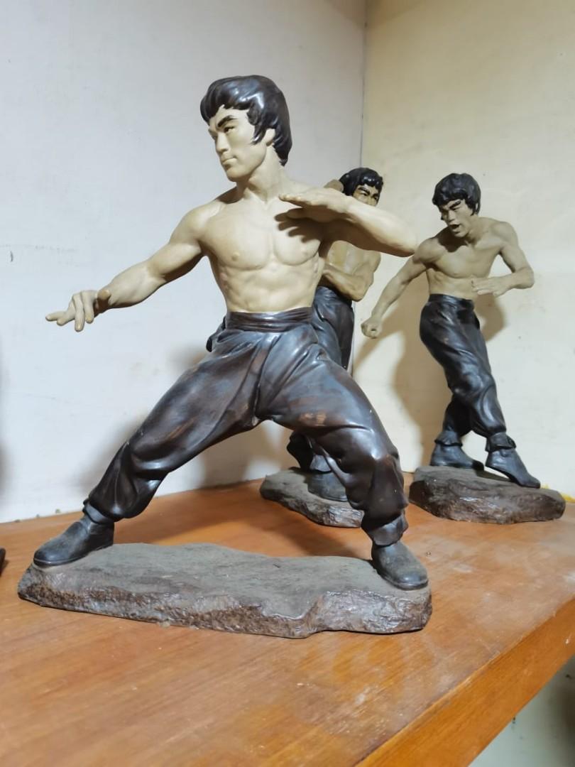 Set of Bruce Lee clay figurines ceramic, Hobbies & Toys, Memorabilia ...