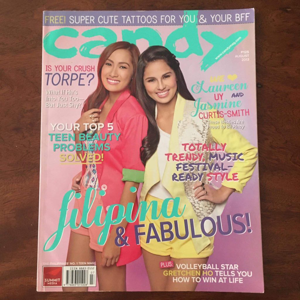 Candy Magazine August 2013 ( Laureen Uy and Jasmine Curtis Smith ...