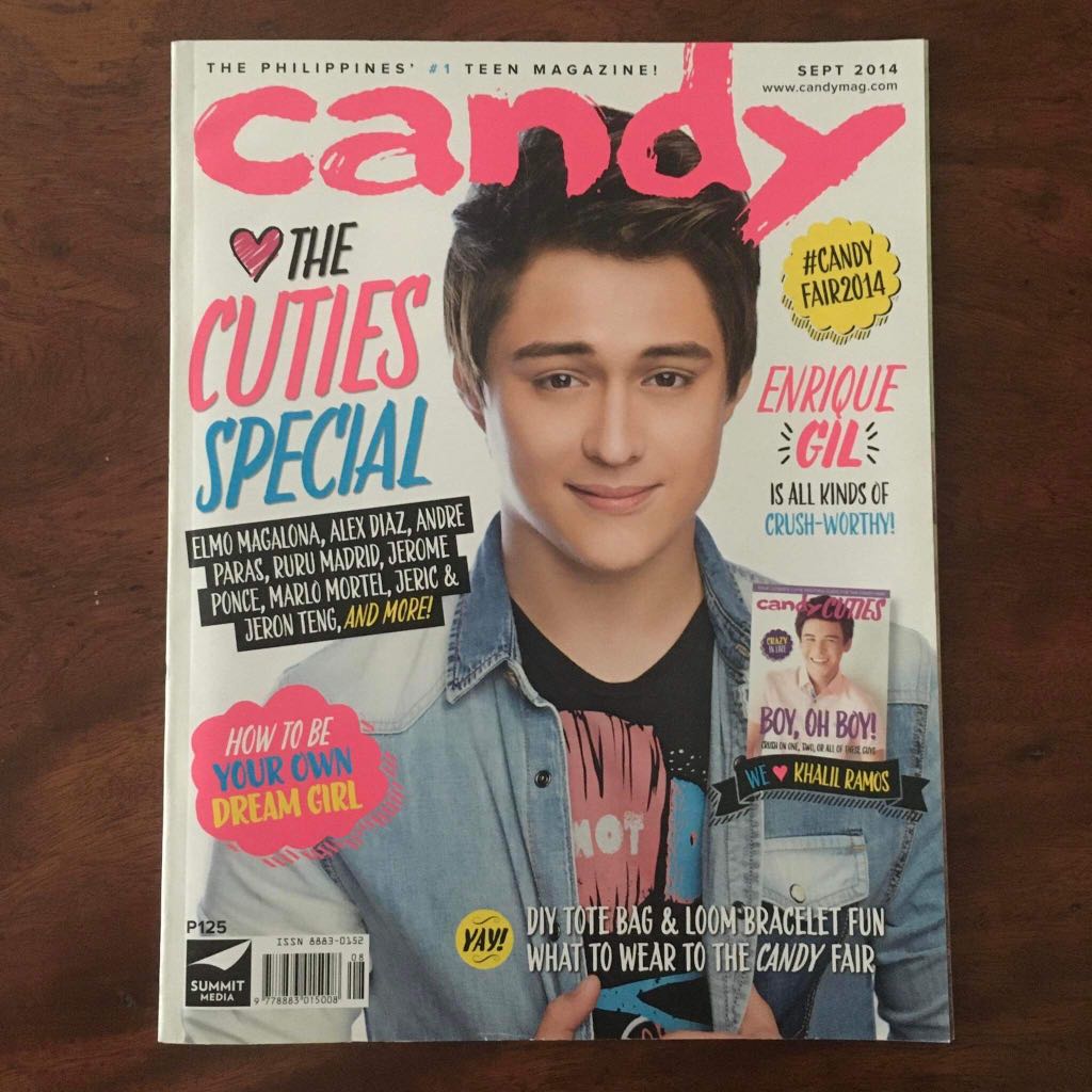 Candy Magazine September 2014 ( Enrique Gil ), Hobbies & Toys, Books ...