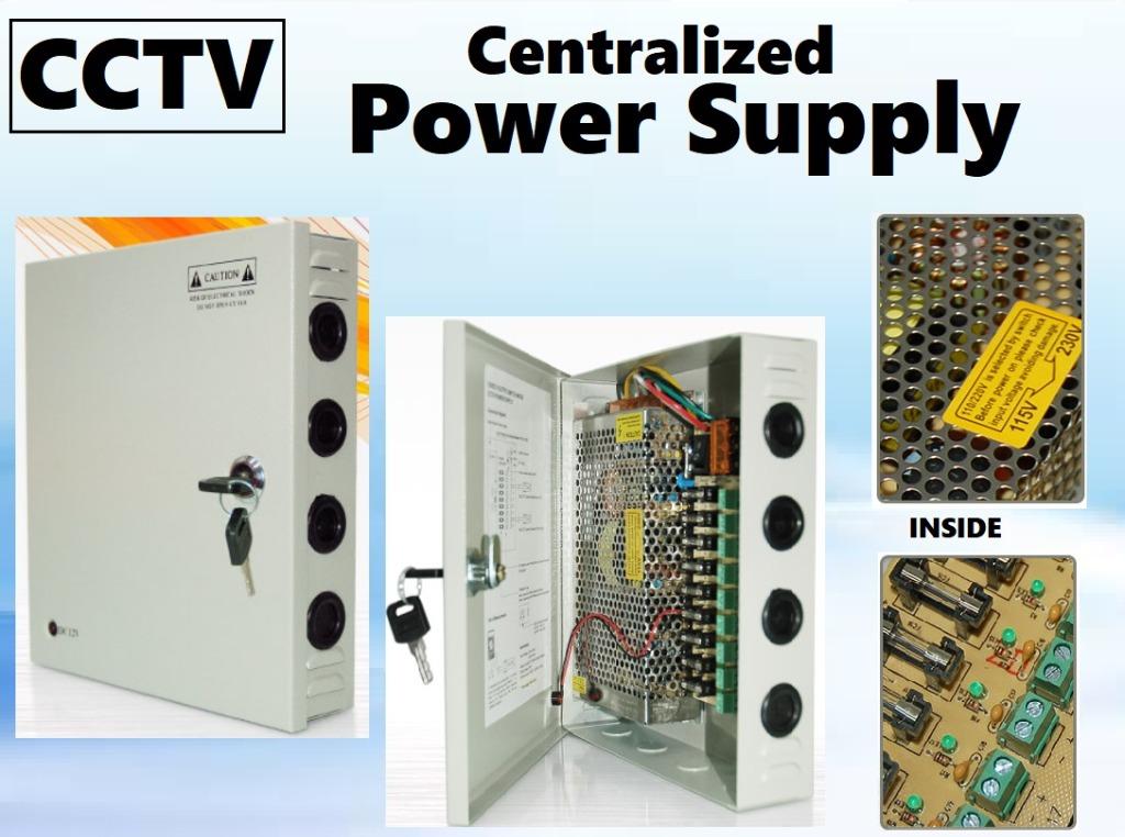 CCTV CENTRALIZED POWER SUPPLY (9 Output Switch Mode), Computers & Tech ...