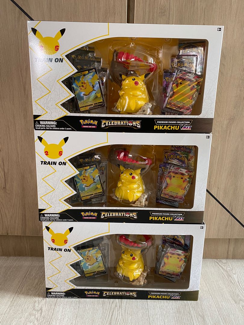 Celebrations Premium Figure Collection Pikachu VMAX, Hobbies & Toys ...