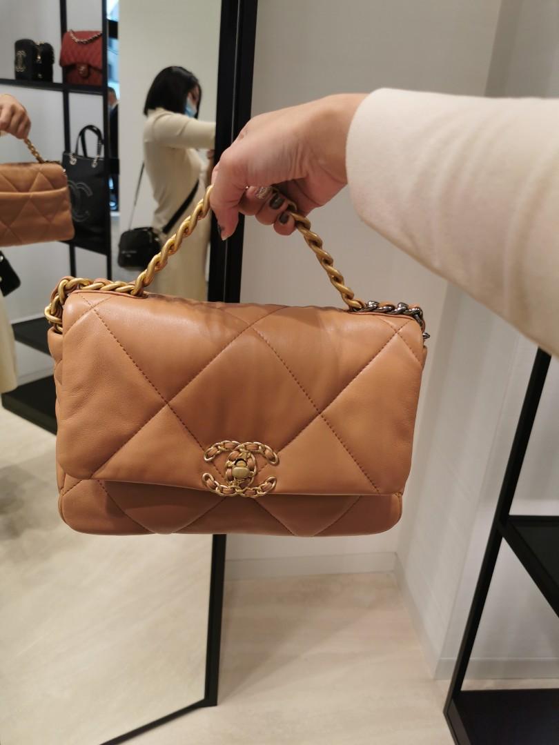 Chanel C19 caramel Small, Women's Fashion, Bags & Wallets, Cross-body ...