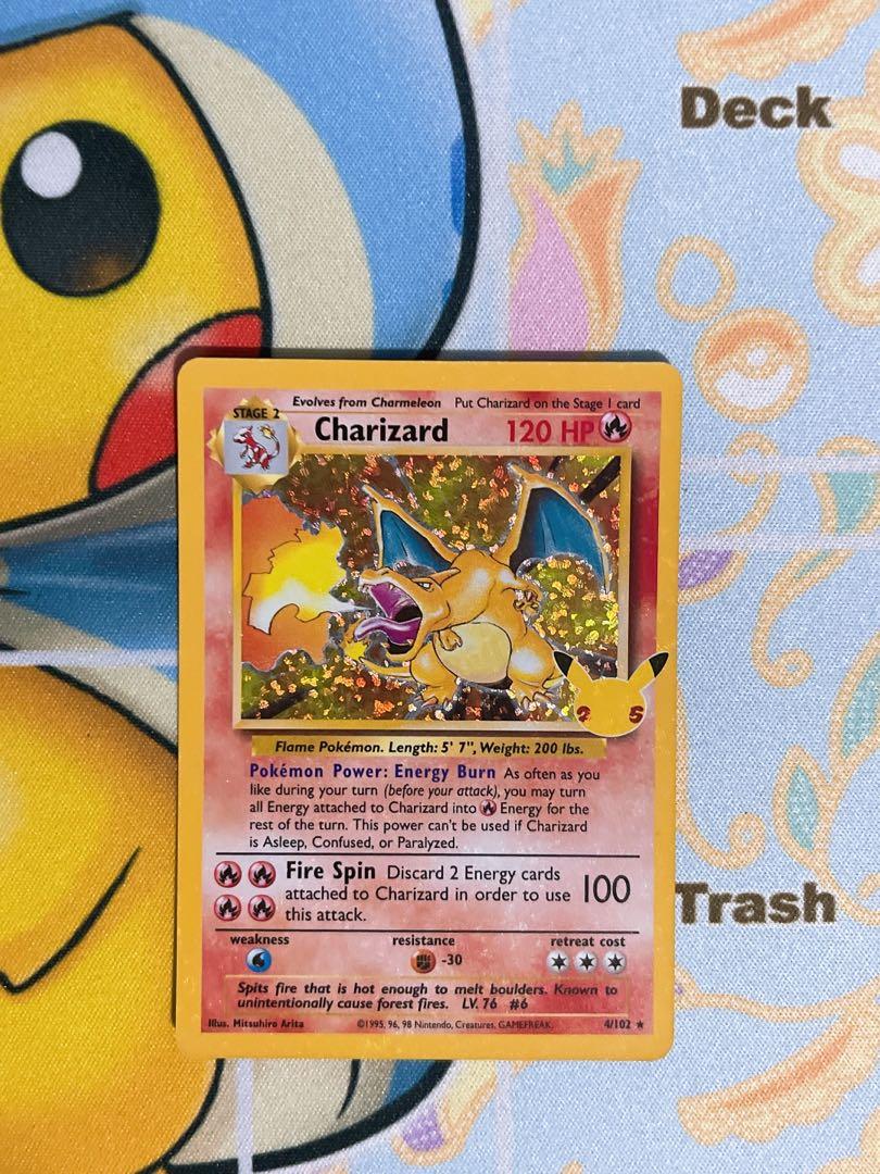 Charizard 25th celebrations Pokemon, Hobbies & Toys, Toys & Games on ...