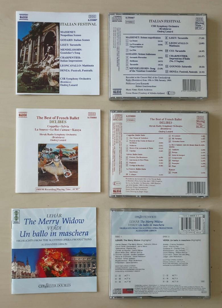 Classical CD - Elgar,Mendelssohn,Weber,Prokofiev,Brahms,Shostakovich ...