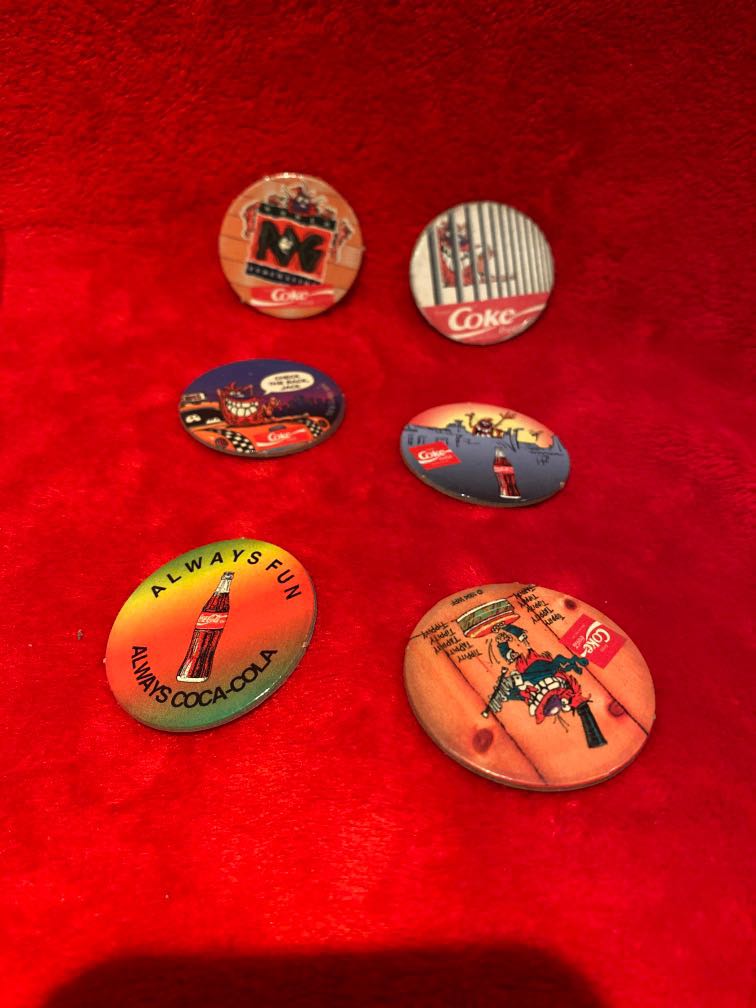 Coca-Cola Assorted Pogs Coke Lot of 6pcs, Hobbies & Toys, Memorabilia ...