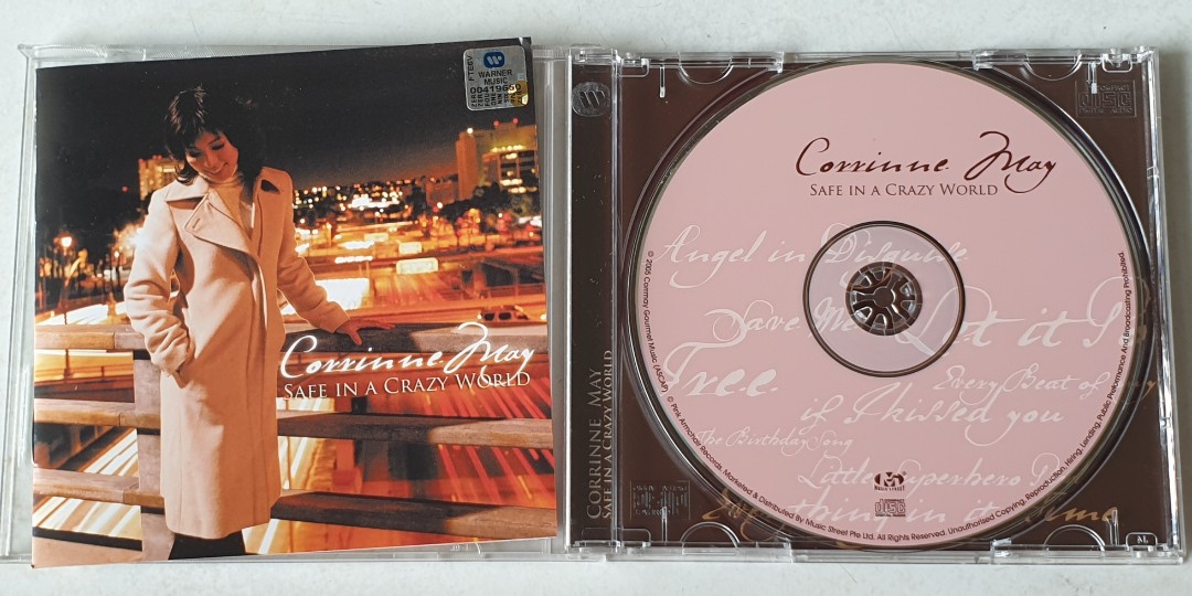 Corrinne May ~ Safe In A Crazy World ( Singapore Press ) CD, Hobbies ...