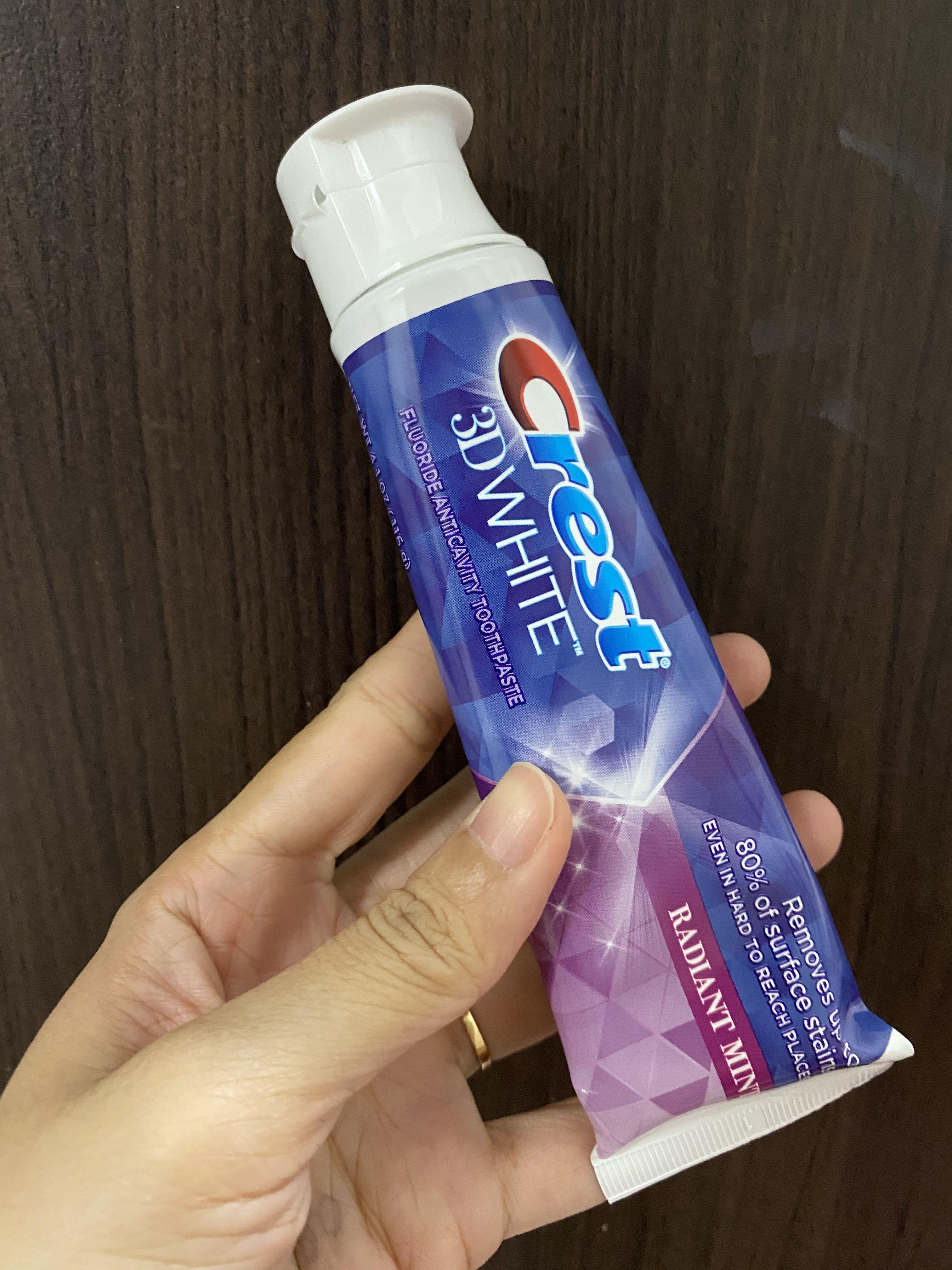 Crest 3D white toothpaste 116gm, Health & Nutrition, Health Supplements ...