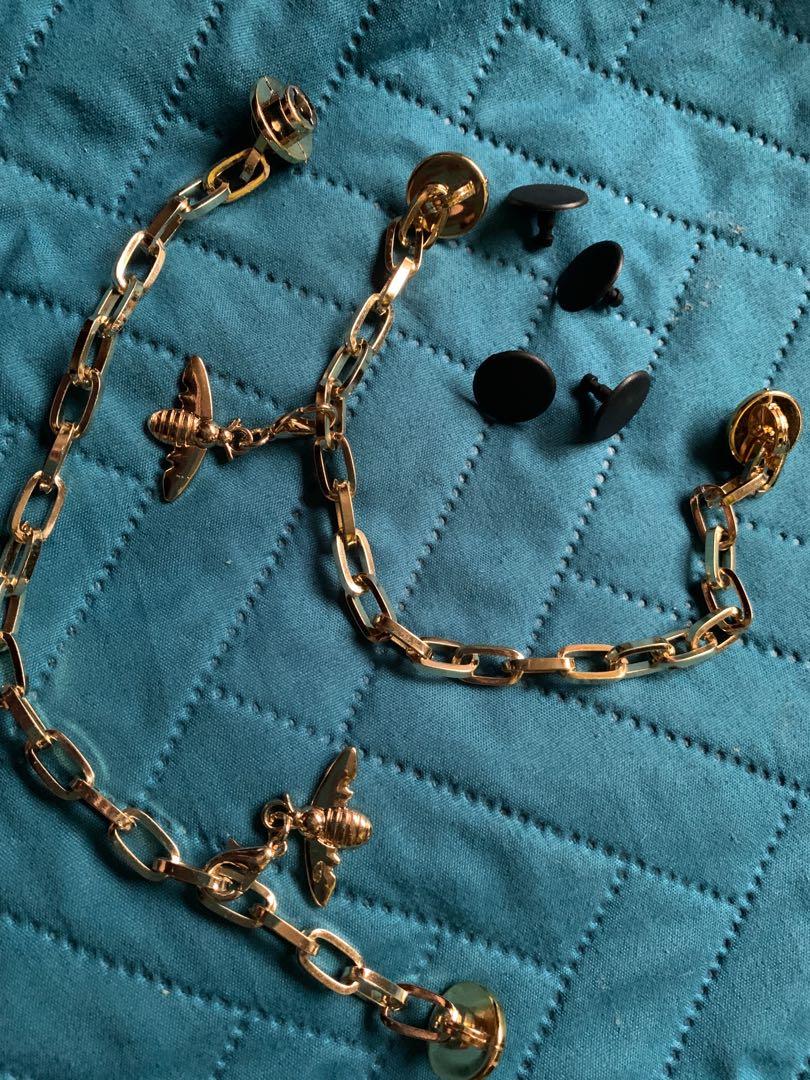 Crocs Metal Chain Jibbitz, Women's Fashion, Jewelry & Organizers ...