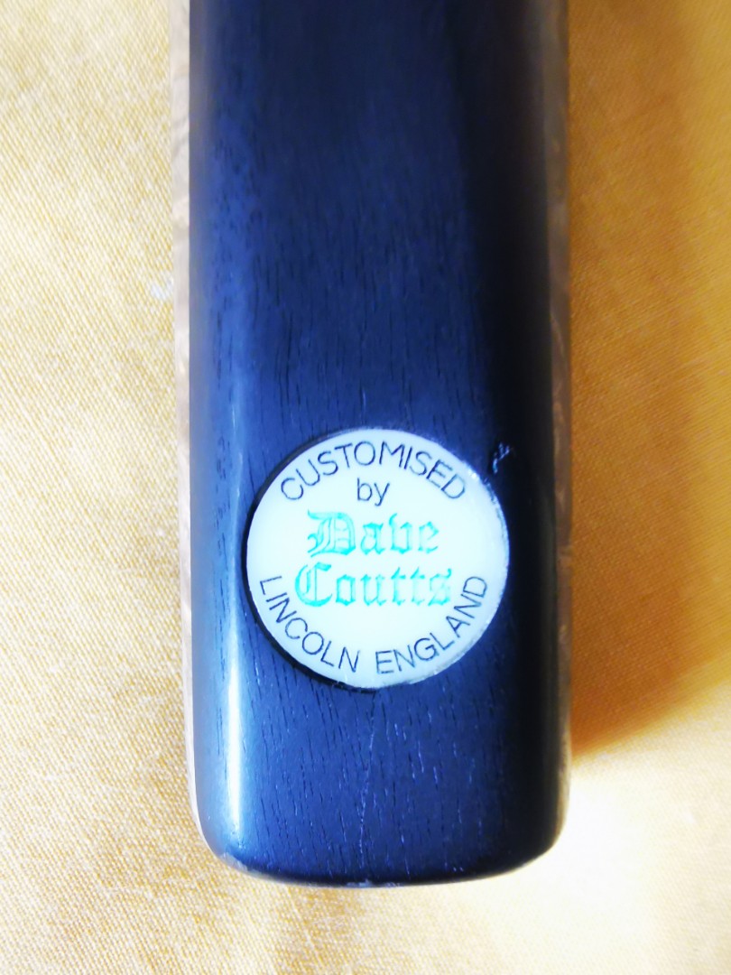 Customised Dave Coutts Cue, Sports Equipment, Sports & Games, Billiards ...