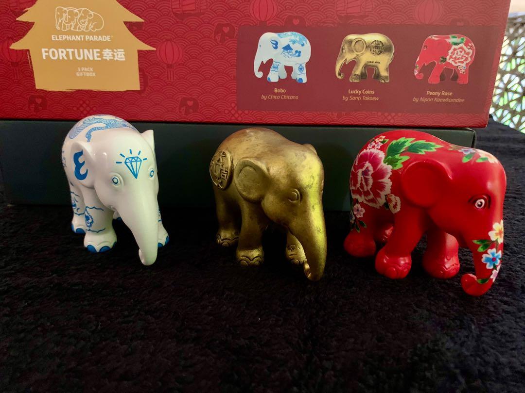 Elephant Parade Fortune multipack, Furniture & Home Living, Home Decor ...
