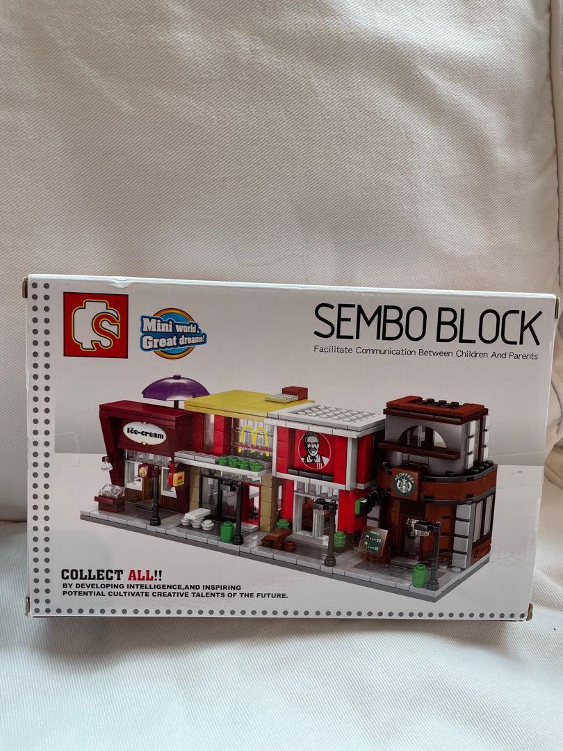 Four big set of Sembo Block 4: Supermarket/Restaurants/Shopping Mall ...