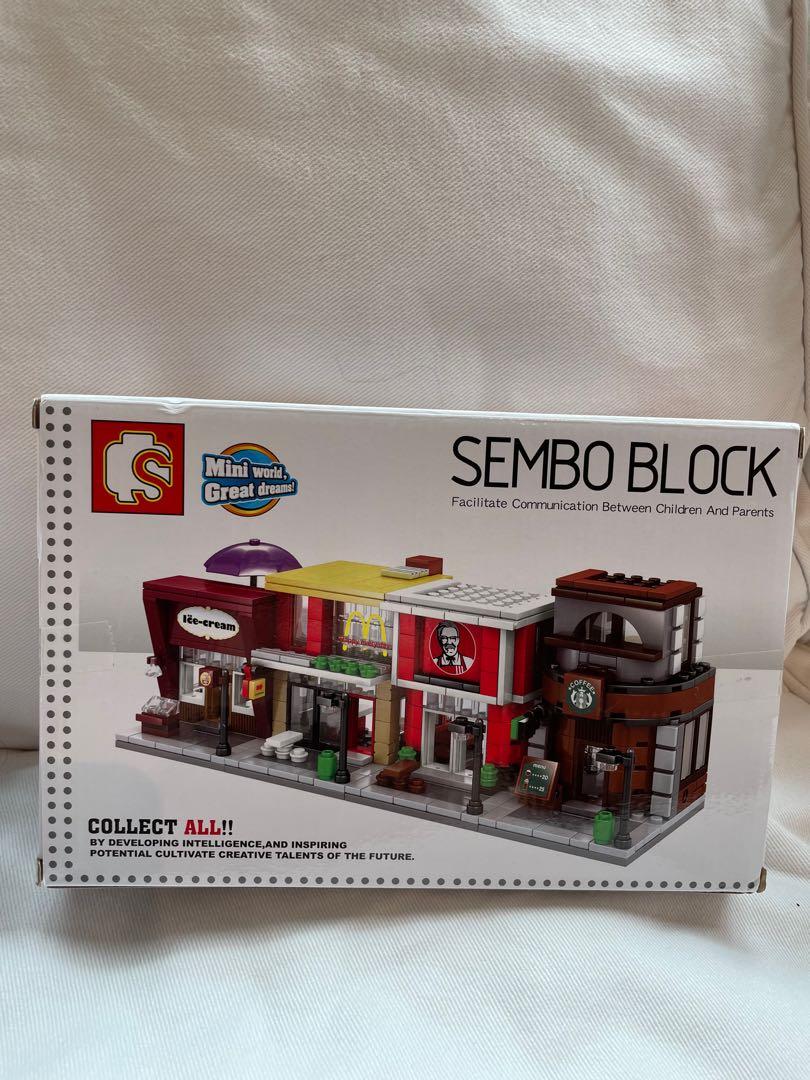 Four big set of Sembo Block 4: Supermarket/Restaurants/Shopping Mall ...