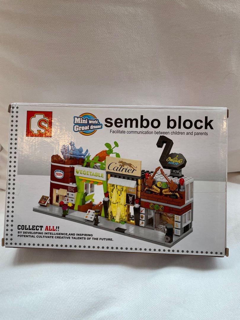 Four big set of Sembo Block 4: Supermarket/Restaurants/Shopping Mall ...
