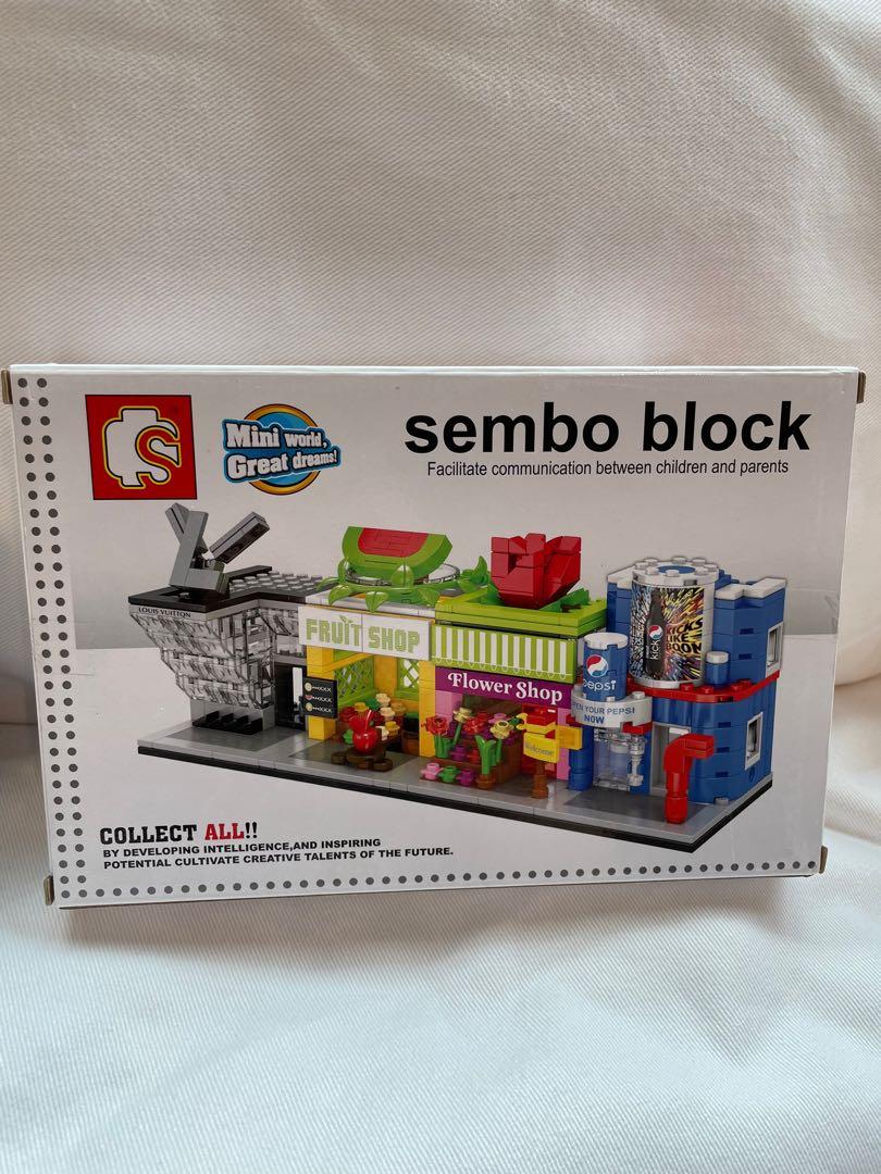Four big set of Sembo Block 4: Supermarket/Restaurants/Shopping Mall ...