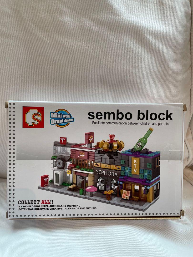 Four big set of Sembo Block 4: Supermarket/Restaurants/Shopping Mall ...