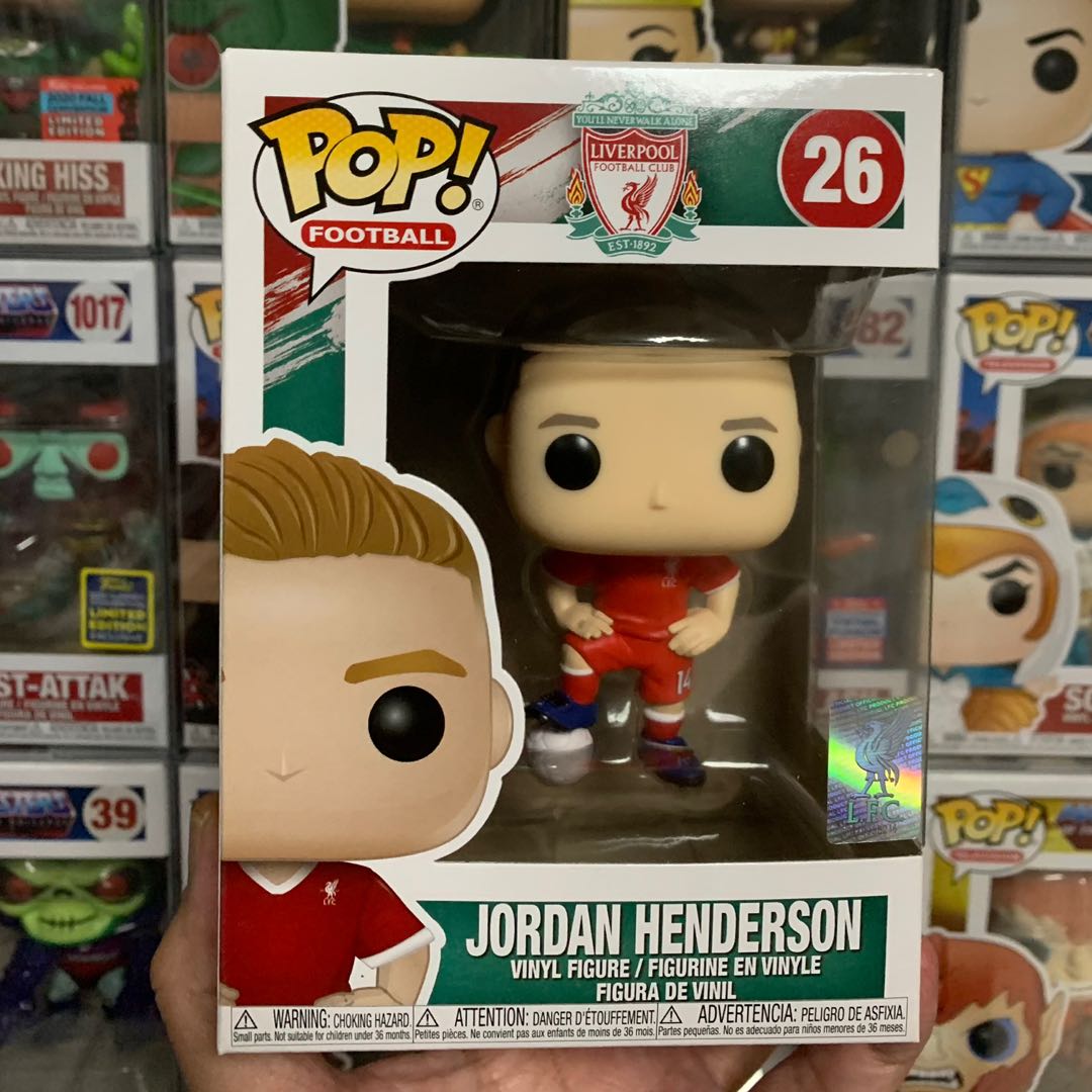 Funko Pop Liverpool Football Club LFC Jordan Henderson # 26, Hobbies ...