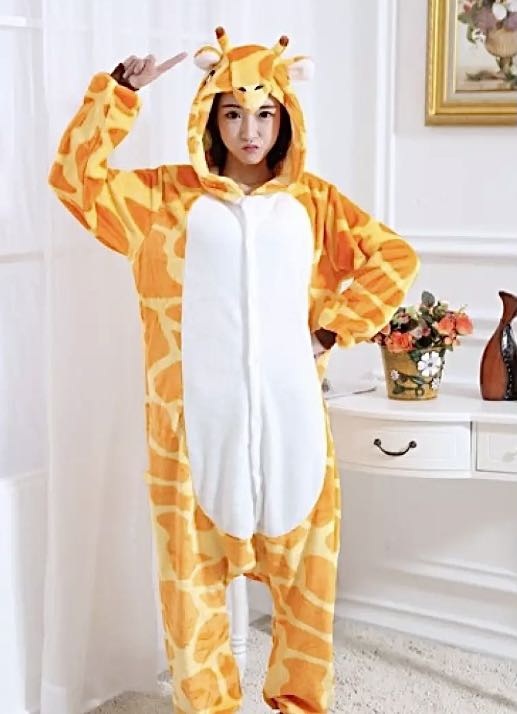 Giraffe Onesie, Women's Fashion, Coats, Jackets and Outerwear on Carousell