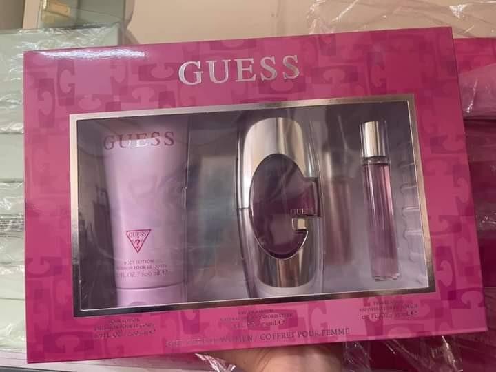 Guess Pink Perfume Set, Beauty & Personal Care, Fragrance & Deodorants ...
