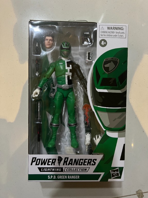 Hasbro Power Rangers Lightning Collection S.P.D. SPD Green Ranger ...
