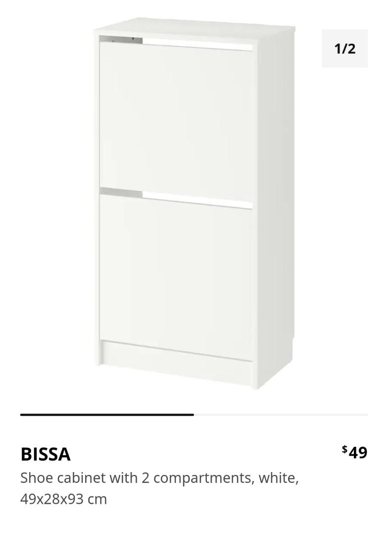 IKEA Bissa shoe rack, Furniture & Home Living, Furniture, Shelves ...