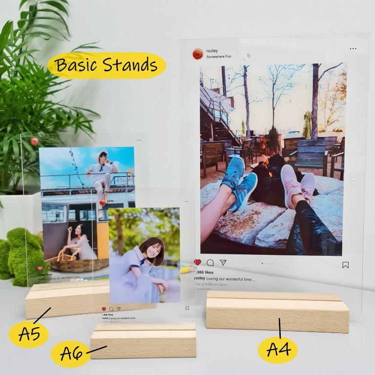 Instagram Acrylic Plaques - Fully Customizable, Furniture & Home Living ...