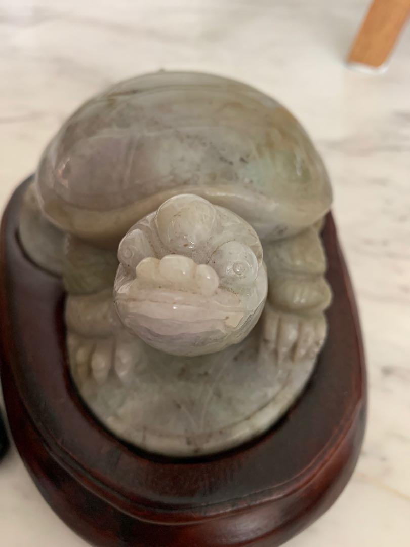 Jade tortoise statue, Furniture & Home Living, Home Decor Accessories ...