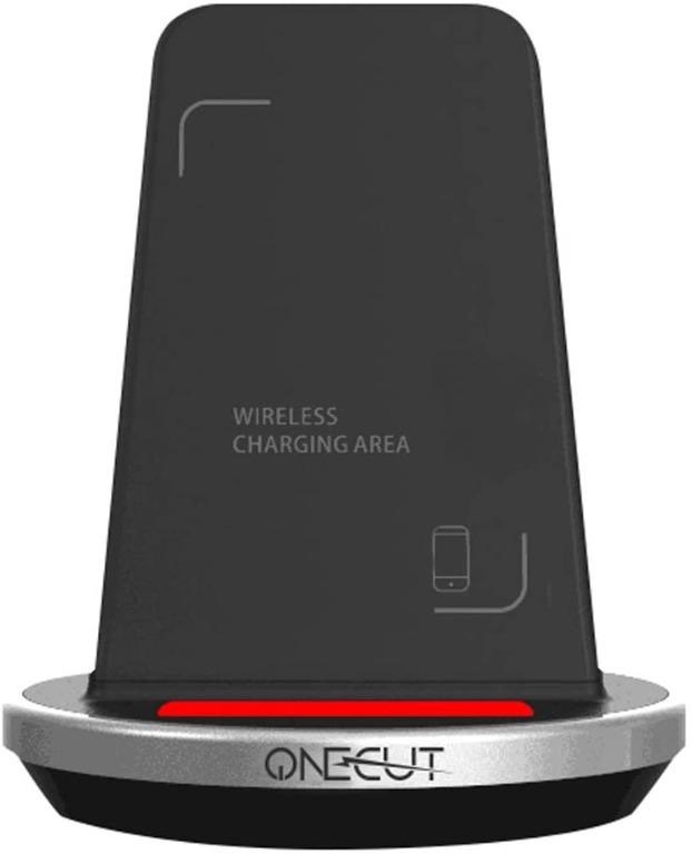 (JT036) OneCut Wireless Charger, Qi-Certified Fast Wireless Charging Stand for Apple iPhone 12 ...