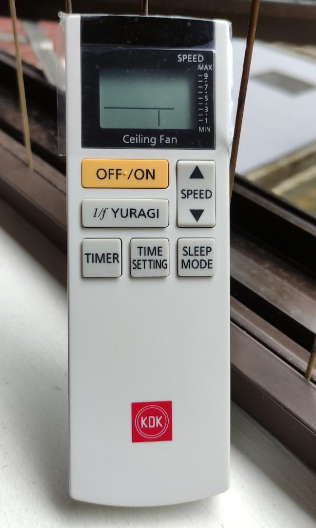 KDK W56WV Fan remote control, Furniture & Home Living, Lighting & Fans ...