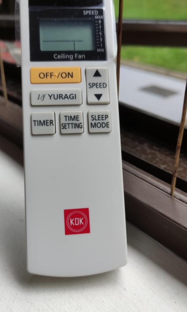 KDK W56WV Fan remote control, Furniture & Home Living, Lighting & Fans ...