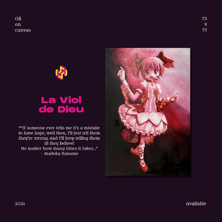 La Viol de Dieu - Austin Niko Suarez Artwork Painting on Canvas ...