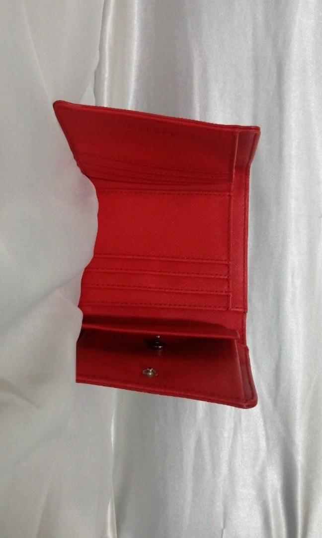 Lacoste Red Trifold Wallet, Women's Fashion, Bags & Wallets, Wallets ...