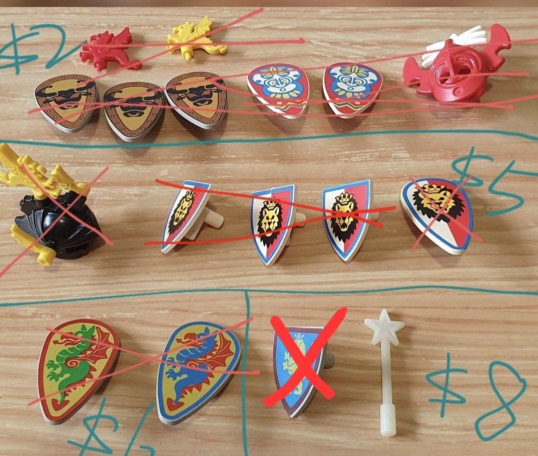 Lego [Rare vintage 1990s castle islanders] minifigure glow in the dark ...