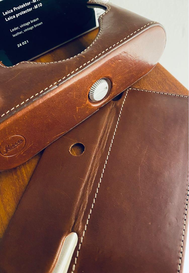 LEICA M SYSTEM CASE, M10 series/M10P vintage brown leather 24021 ...
