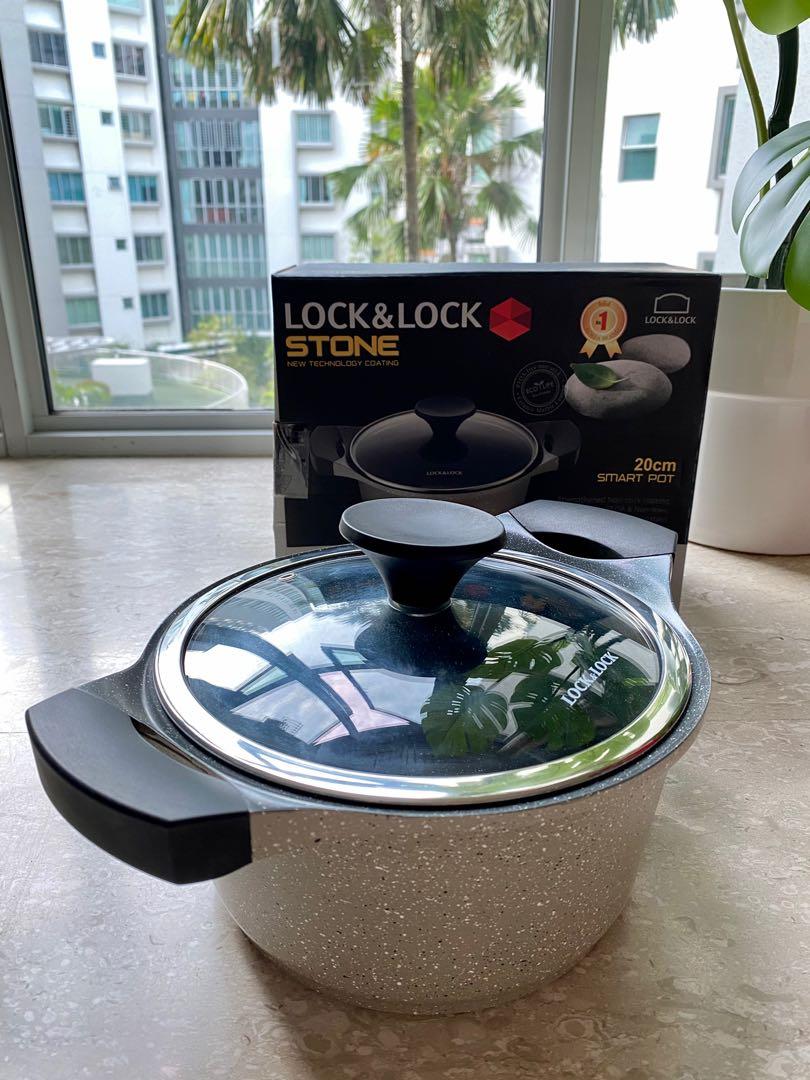 Lock & Lock Stone Pot, Furniture & Home Living, Kitchenware & Tableware ...