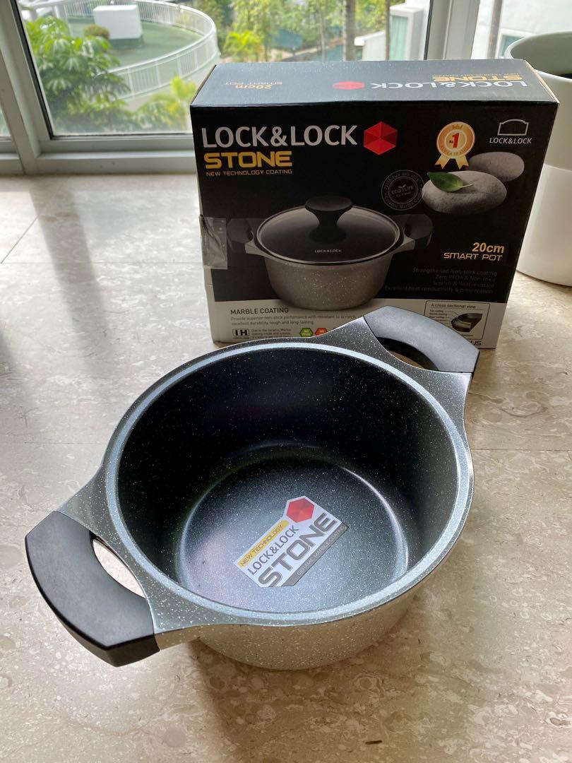 Lock & Lock Stone Pot, Furniture & Home Living, Kitchenware & Tableware ...