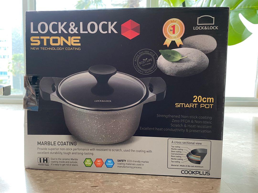 Lock & Lock Stone Pot, Furniture & Home Living, Kitchenware & Tableware ...