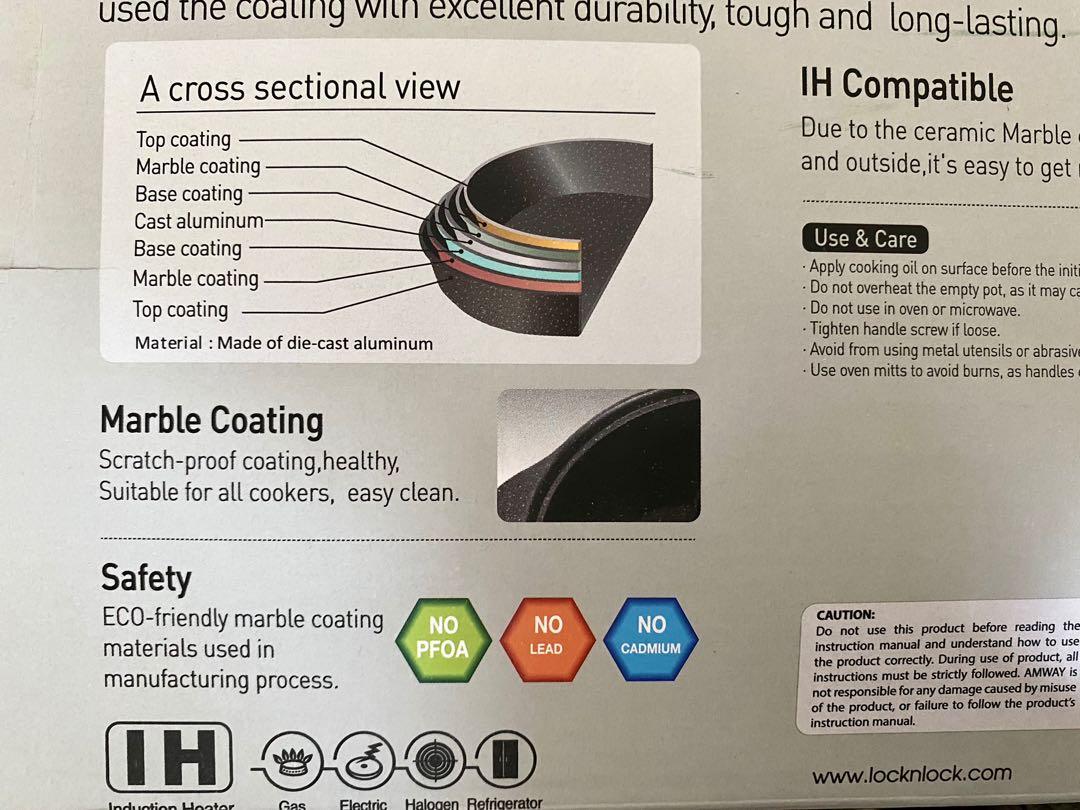 Lock & Lock Stone Pot, Furniture & Home Living, Kitchenware & Tableware ...